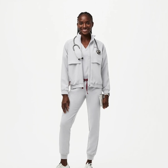 Figs | Jackets & Coats | Iso White Figs Scrub Jacket Xssm | Poshmark